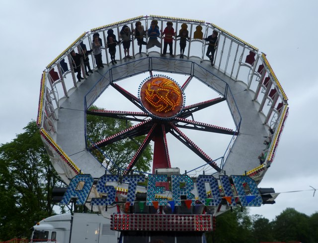 Person Riding On An Asteroid