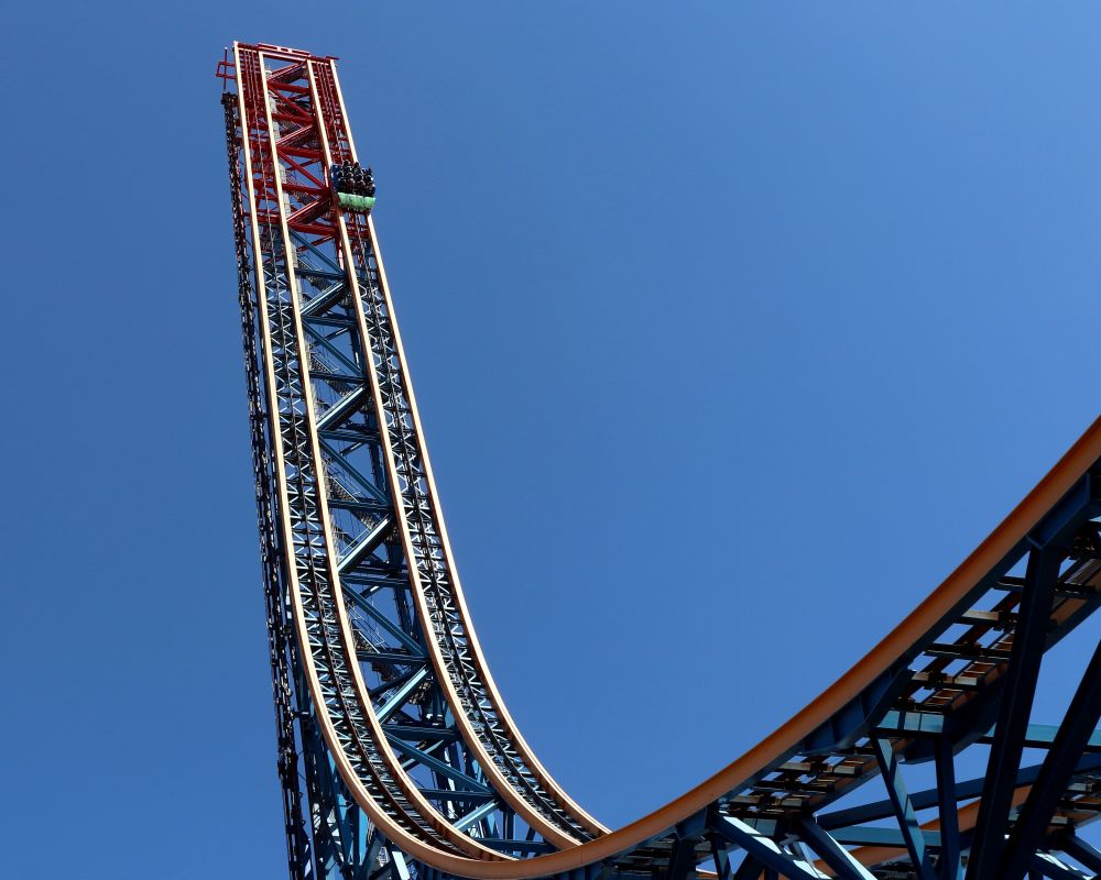 Superman Roller Coaster Six Flags Magic Mountain
