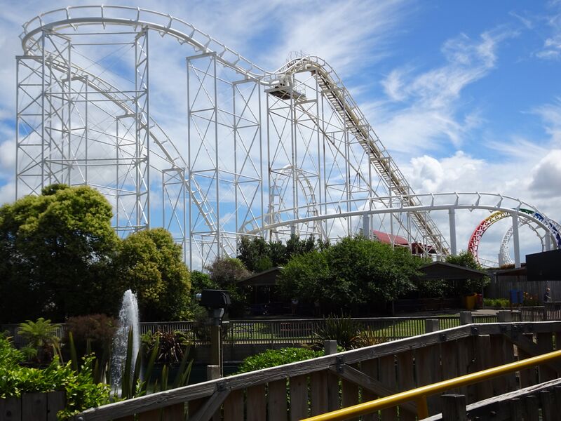 Corkscrew Coaster (Rainbow's End) - Coasterpedia - The Roller Coaster ...