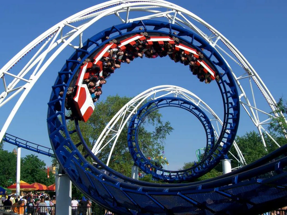 Corkscrew (element) - Coasterpedia - The Amusement Ride Wiki