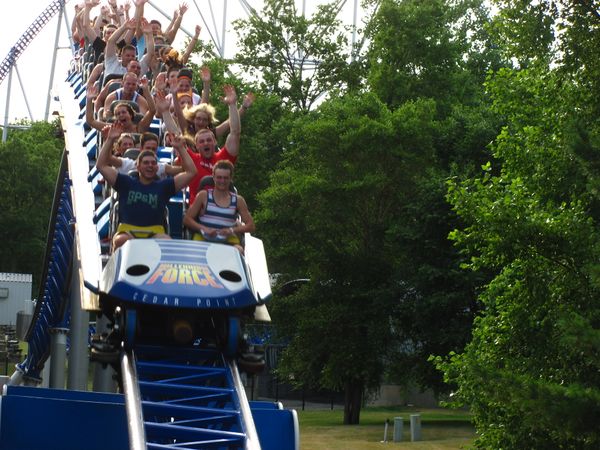 Millennium Force (Cedar Point) - Coasterpedia - The Roller Coaster and ...
