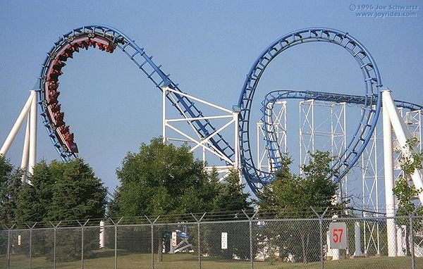 ShockWave (Six Flags Great America) - Coasterpedia - The Roller Coaster ...