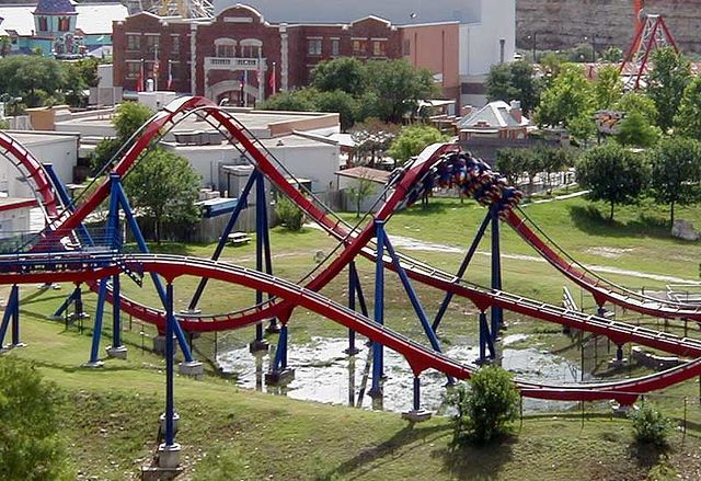 Interlocking corkscrews - Coasterpedia - The Roller Coaster and Flat ...