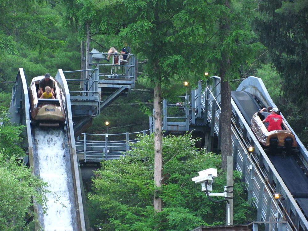 Log Flume (Hopkins product) - Coasterpedia - The Roller Coaster and ...