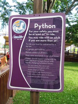 Python (Kissel Entertainment) - Coasterpedia - The Roller Coaster and ...