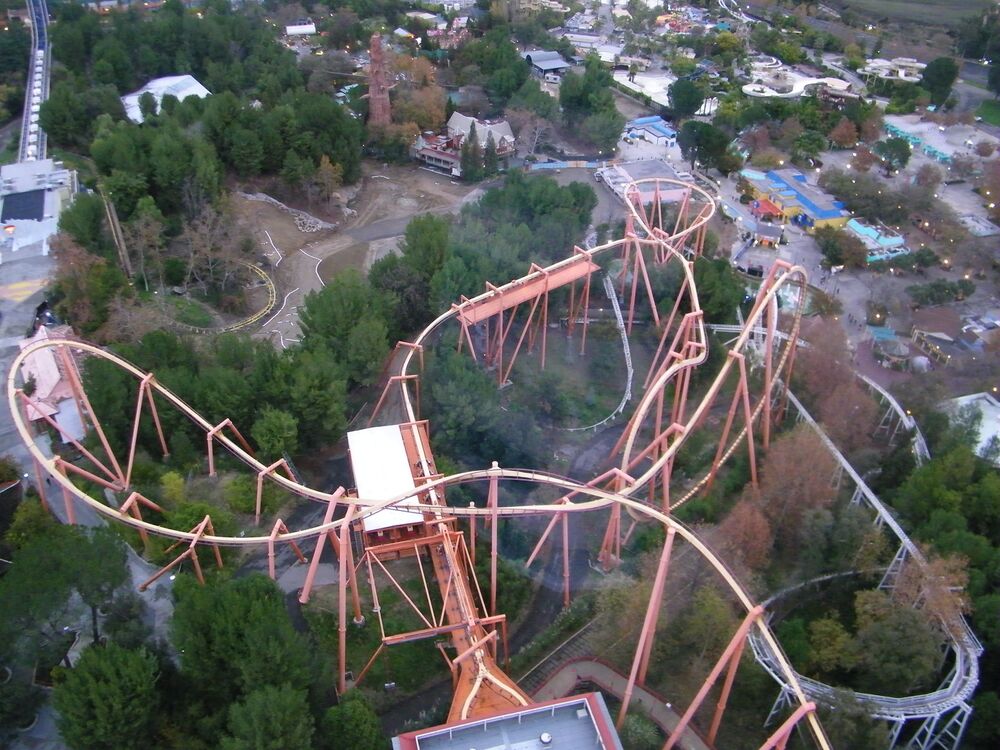 Tatsu Roller Coaster Layout