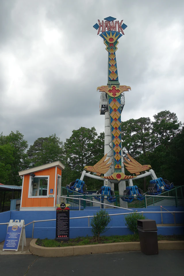 Hawk (Magic Springs) - Coasterpedia - The Amusement Ride Wiki