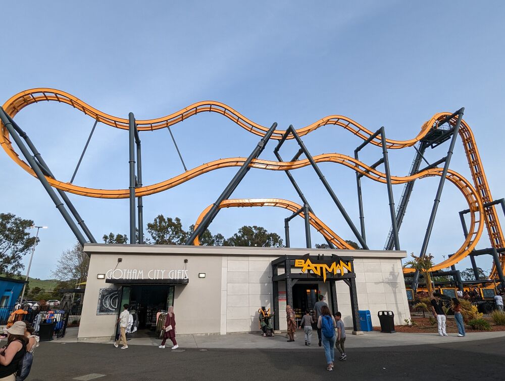 Batman Roller Coaster Entrance