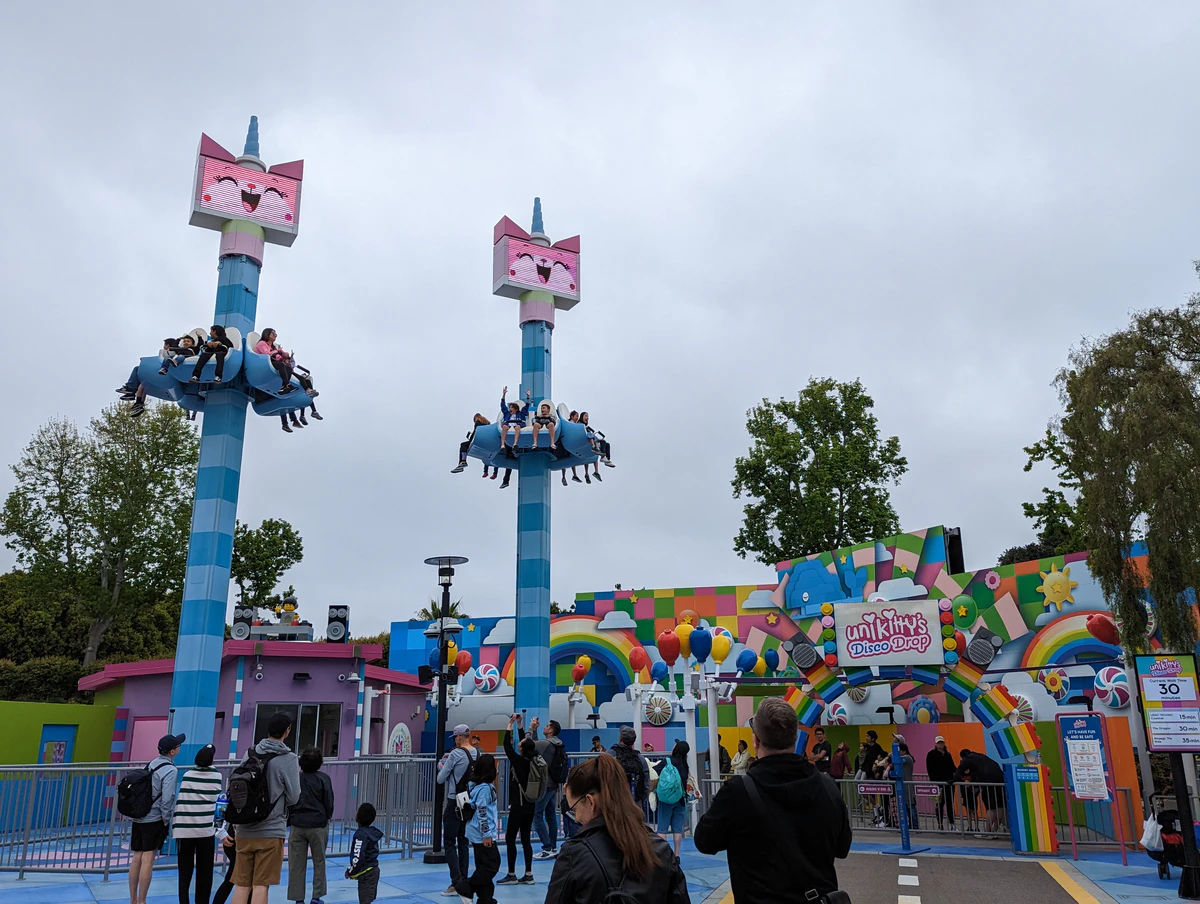 Unikitty's Disco Drop (Legoland California) - Coasterpedia - The ...