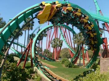 Interlocking corkscrews - Coasterpedia - The Roller Coaster and Flat ...