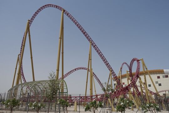 Velociraptor (IMG Worlds of Adventure) - Coasterpedia - The Roller ...