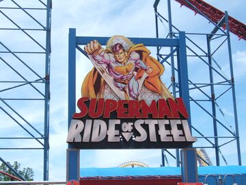 Superman: Ride of Steel - Coasterpedia - The Roller Coaster and Flat ...